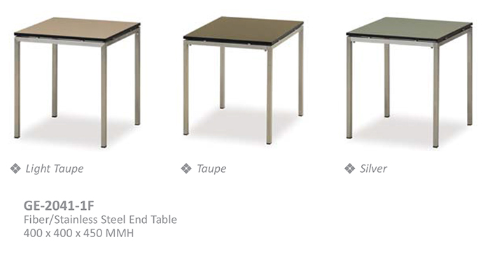 บริษัท สันต์ไทย จำกัด : GE-2041-1F Fiber/Stainless Steel End Table 400 ...