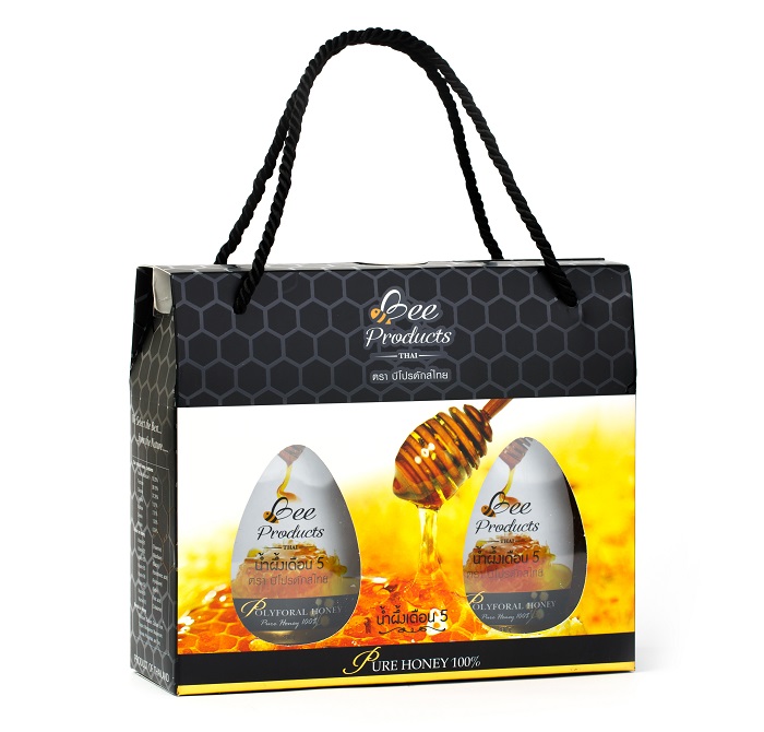 บริษัท บีโปรดักส์อินดัสตรี้ จำกัด : Gift set น้ำผึ้งดอกลิ้นจี่ ขนาด 430 ...