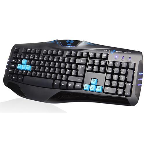 PRODUCT E-Blue Cobra EKM057BK Advanced WASD LED Gaming Keyboard : Zeer ...