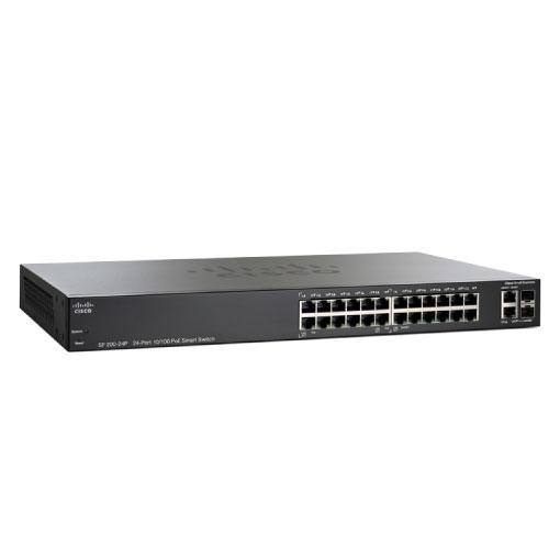 PRODUCT Cisco SF200-24P 24 Port 10/100 Layer2 : Zeer Online | Zeer Online