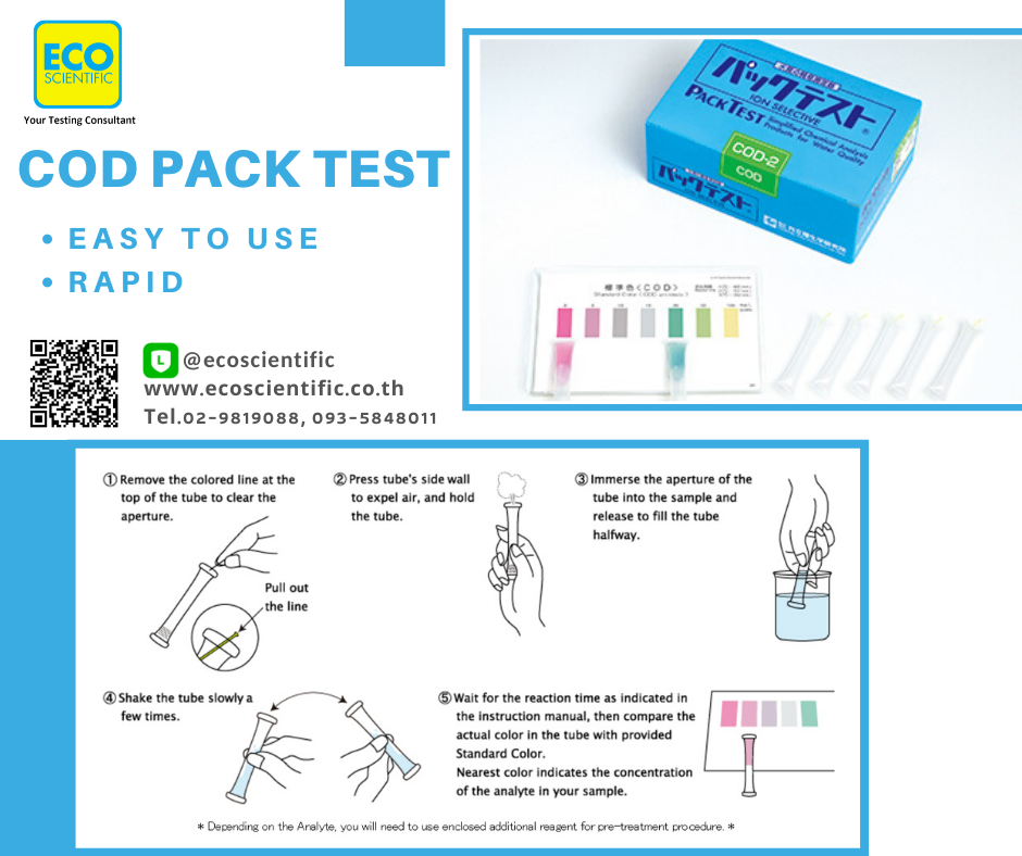 KNOWLEDGE COD Pack Test : บริษัท อีโค ไซเอนทิฟิค จำกัด | Eco Scientific ...
